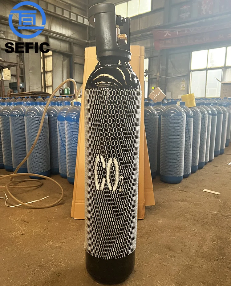 ISO9809-3 150Bar 10L Oxygen Nitrogen Argon Helium CO2 Tank Cylinder ...