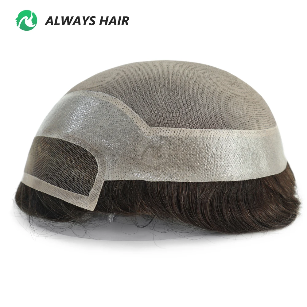 Mono Lace Toupee for Men - Natural and Durable Hair Prosthesis