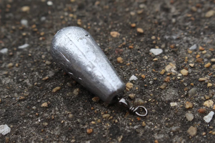 New Lead Fishing Weights Long Cast Swivel Sinker for River Fishing ...
