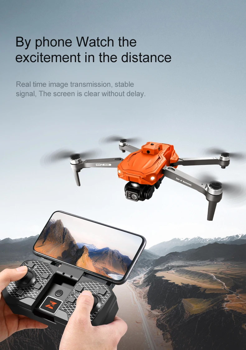 D1 Adjustable Obstacle Avoidance Head 4k Drone Camera 150 Degree ESC hd ...