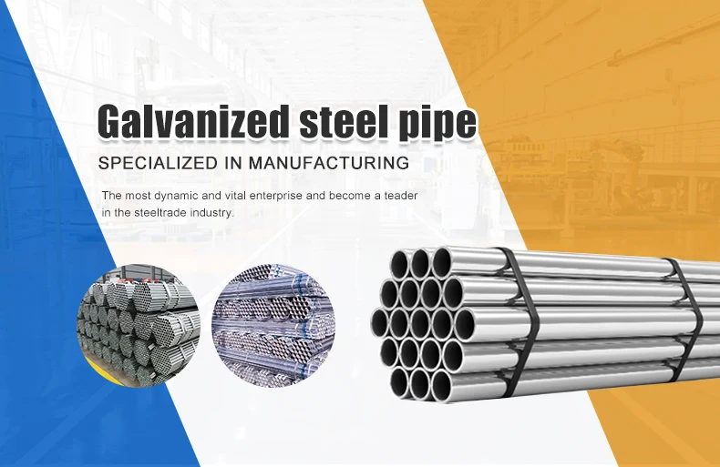 Q355 Pre-galvanized Steel Tube Gi Steel Round Pipe Pre-galvanized Round ...