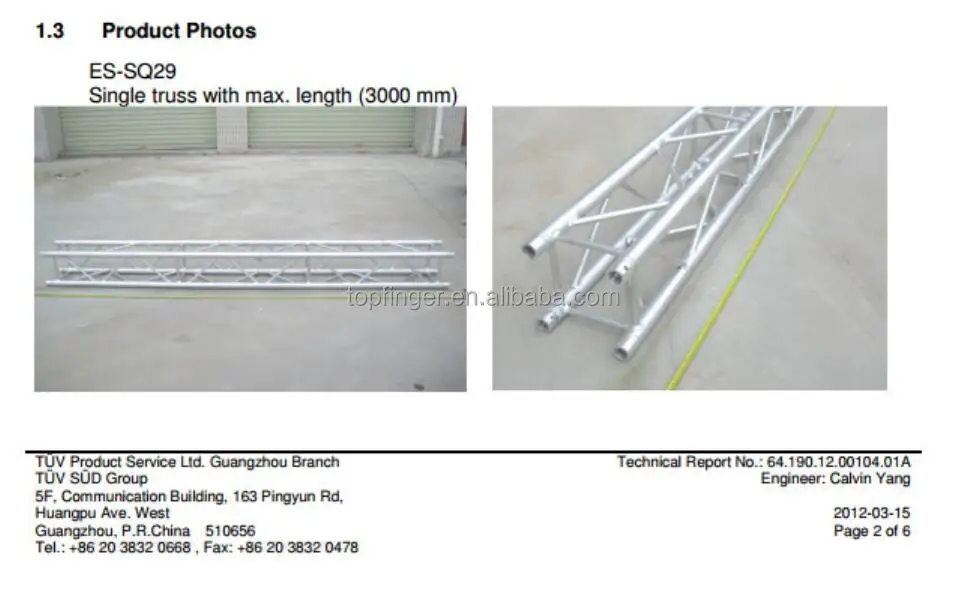 Crank Stand 10ft Truss System - Adjustable Height Support