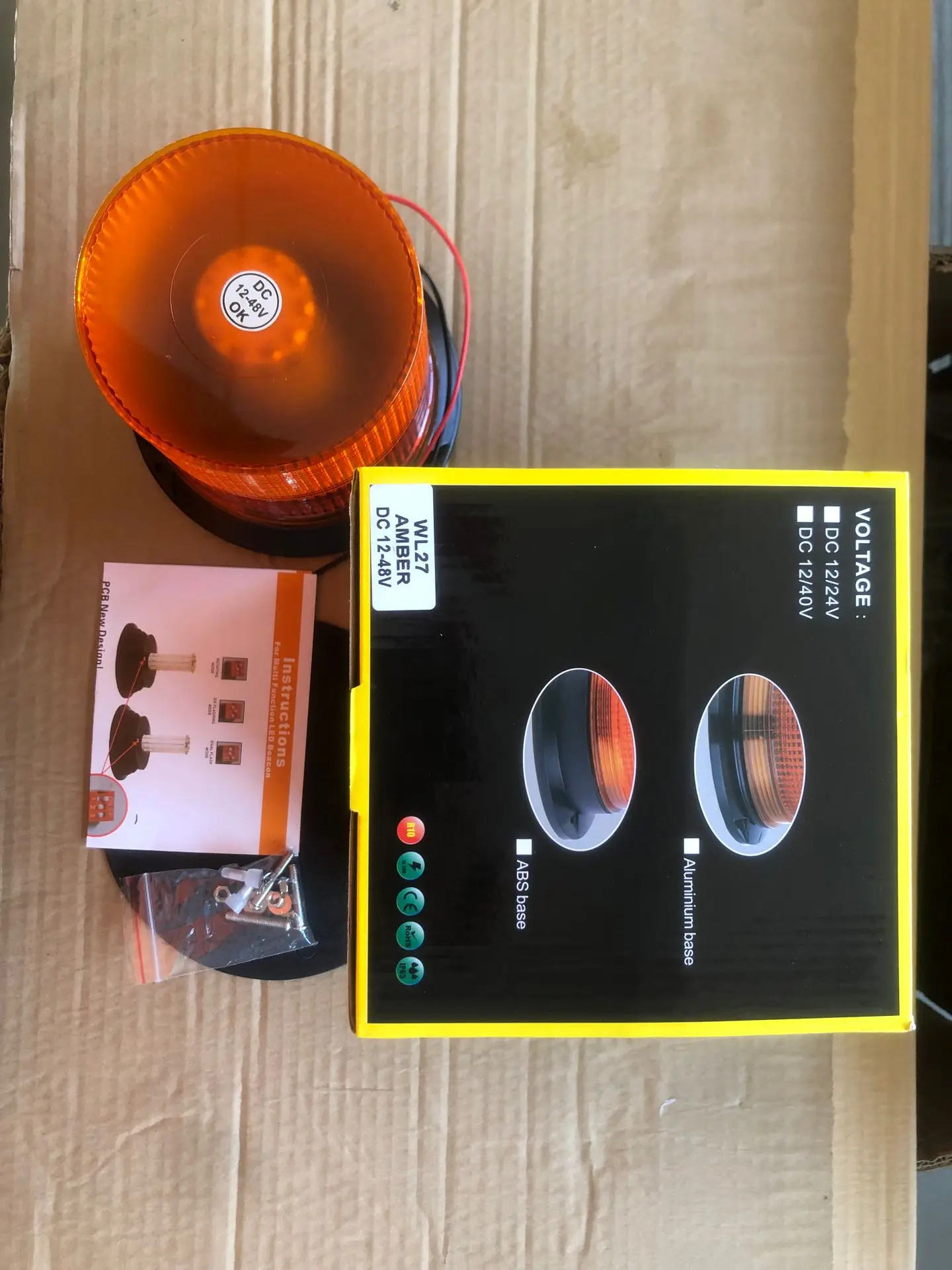 Heavy Duty Mining Safety Dc12-48v White 35w Xenon Spiral Strobe Flash ...