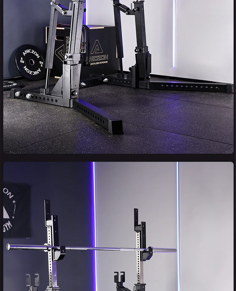 Power Lifting Rack Bench Press Combo Rack Competition Style Commercial ...