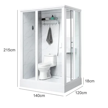 Bathroom Toilet Unit Caravan Prefab Modular Bathroom With Shower And ...