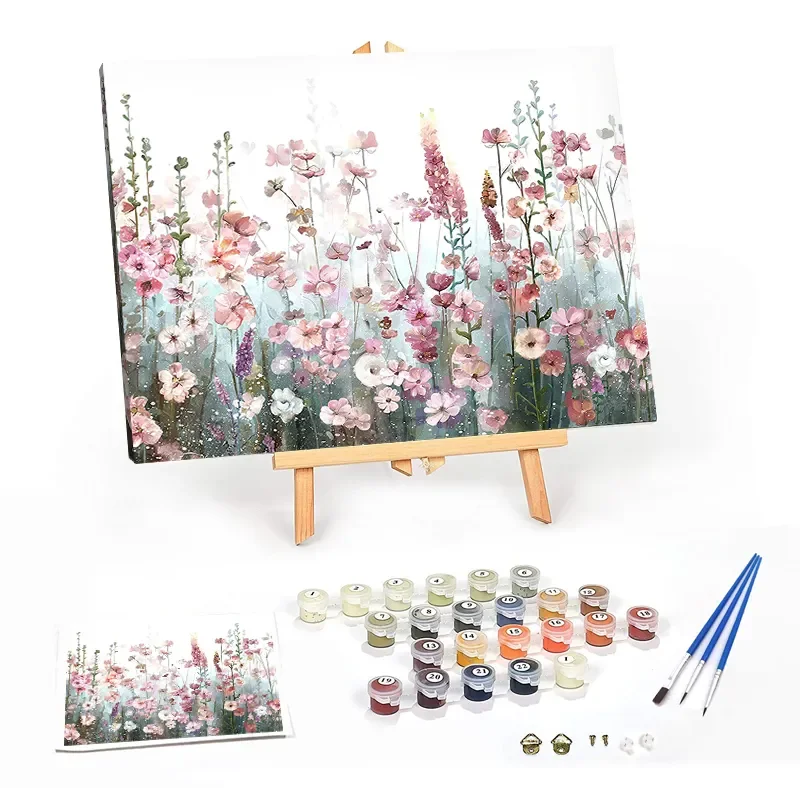 Wholesale DIY Painting Set - 6 Acrylic Colors on Canvas