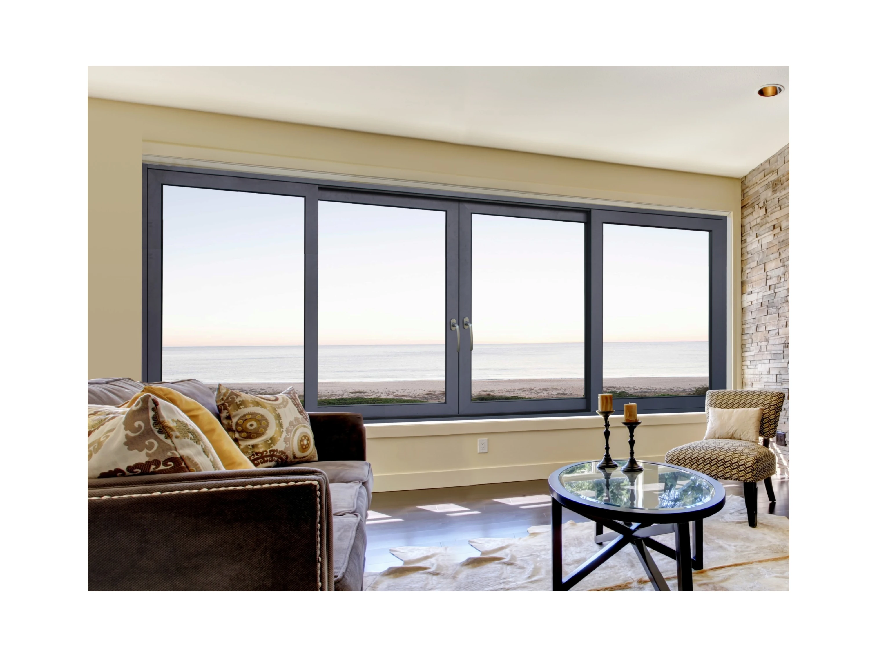 New Design Sliding Aluminum Folding Window With Customized Sizes Window ...