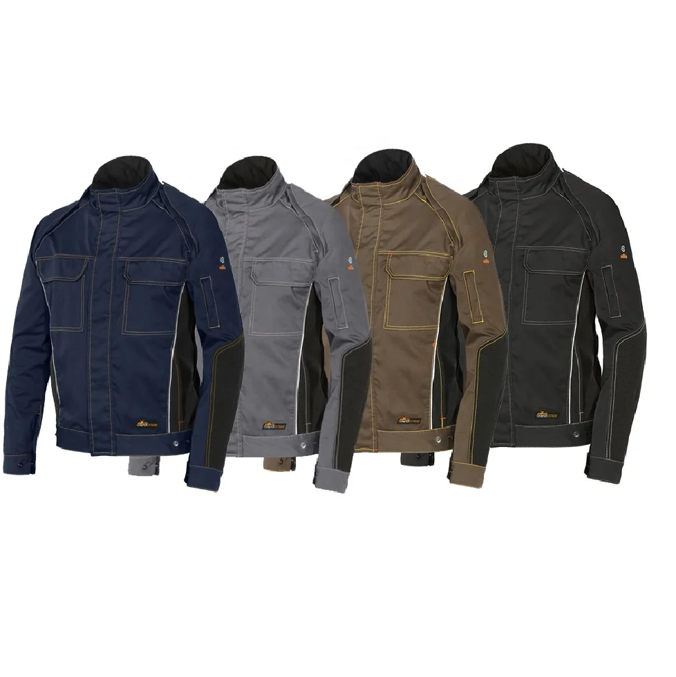 Flame Resistant Heavy Duty Canvas Welding Work Jacket Heavyweight Duck ...