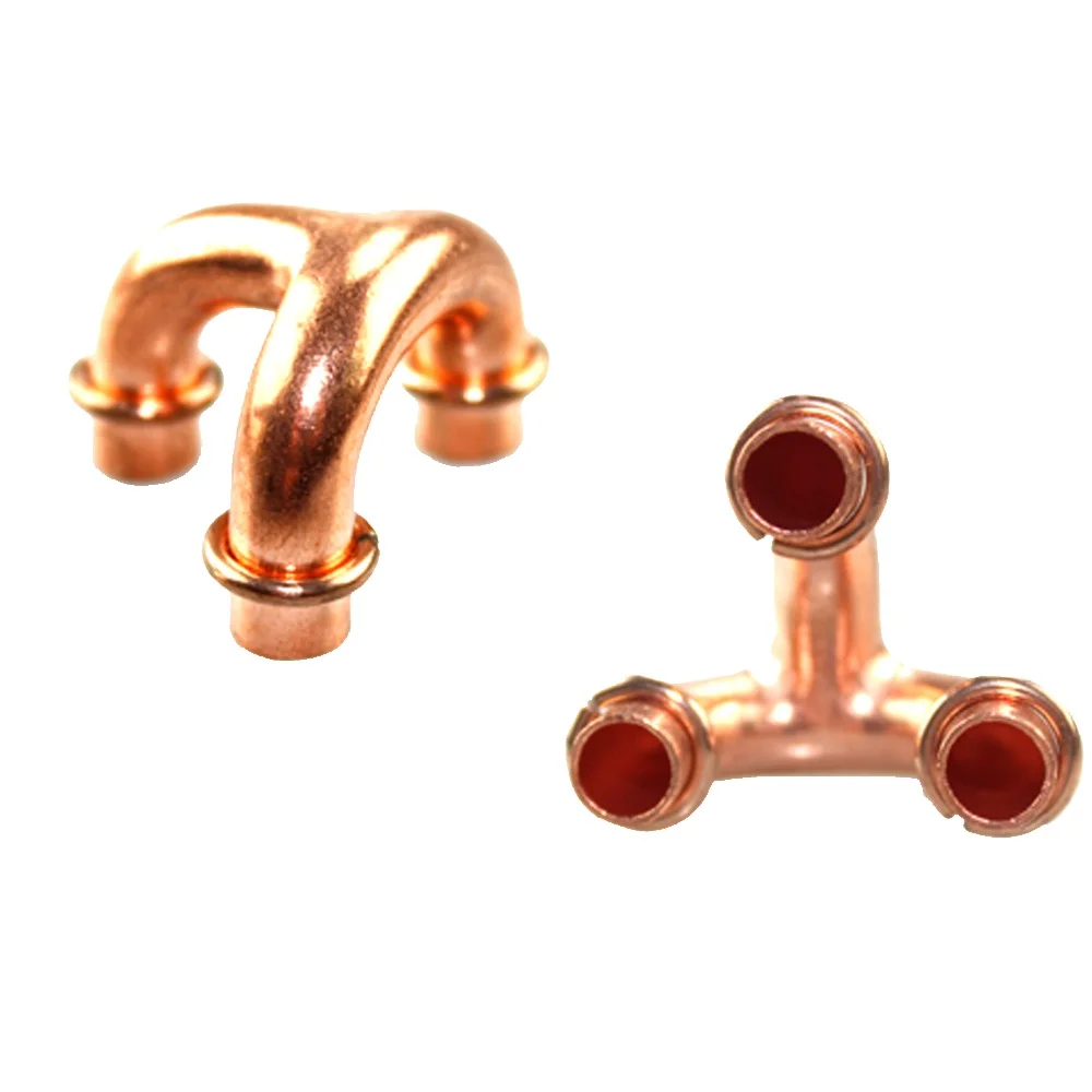 Red Copper Fittings Ansi B1622 Tap Tripod U-shaped Support For Air ...