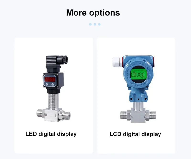 Led Precision Differential Pressure Sensor Transmitter Pressure ...