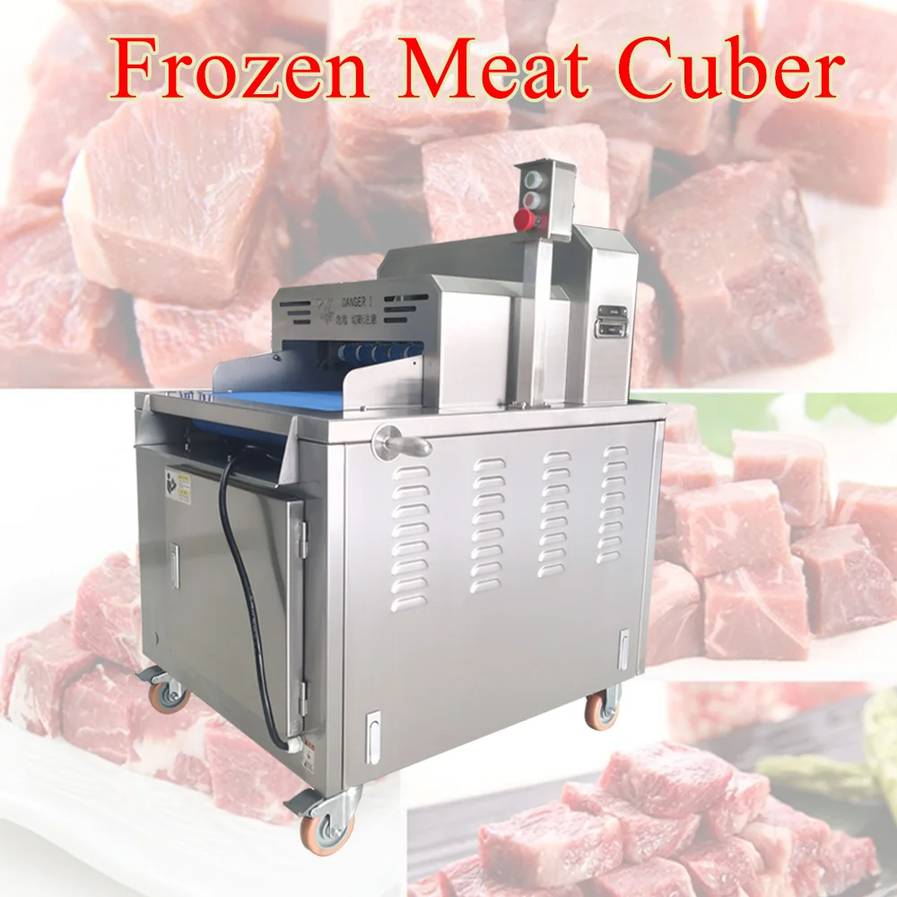Frozen Dicing Machine Beef Chicken Cuber Machine Meat Cube Cutting ...