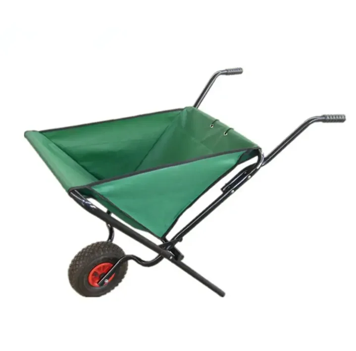 Foldable Wheelbarrow Folding Fabric Tray Wheelbarrow Folding Tool Cart ...