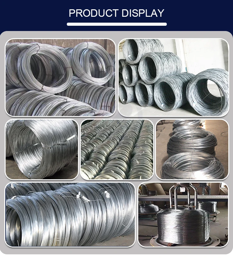 Cold Drawing Thin Galvanized Drawn Steel Welding Wire Rod Spring Iron ...