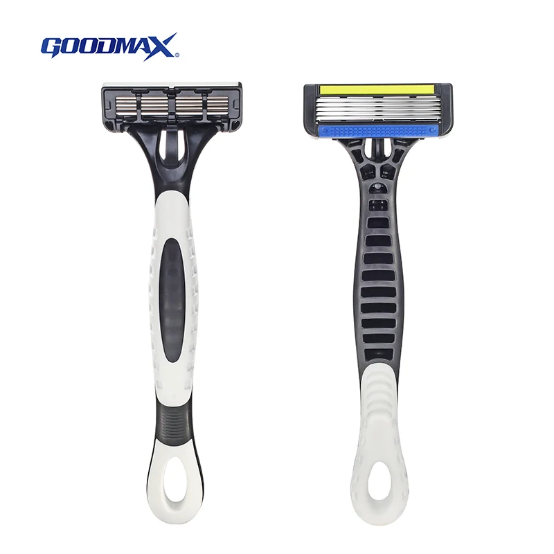 High Quality Oem Stainless Steel Five Blade Rubber Handle Disposable ...