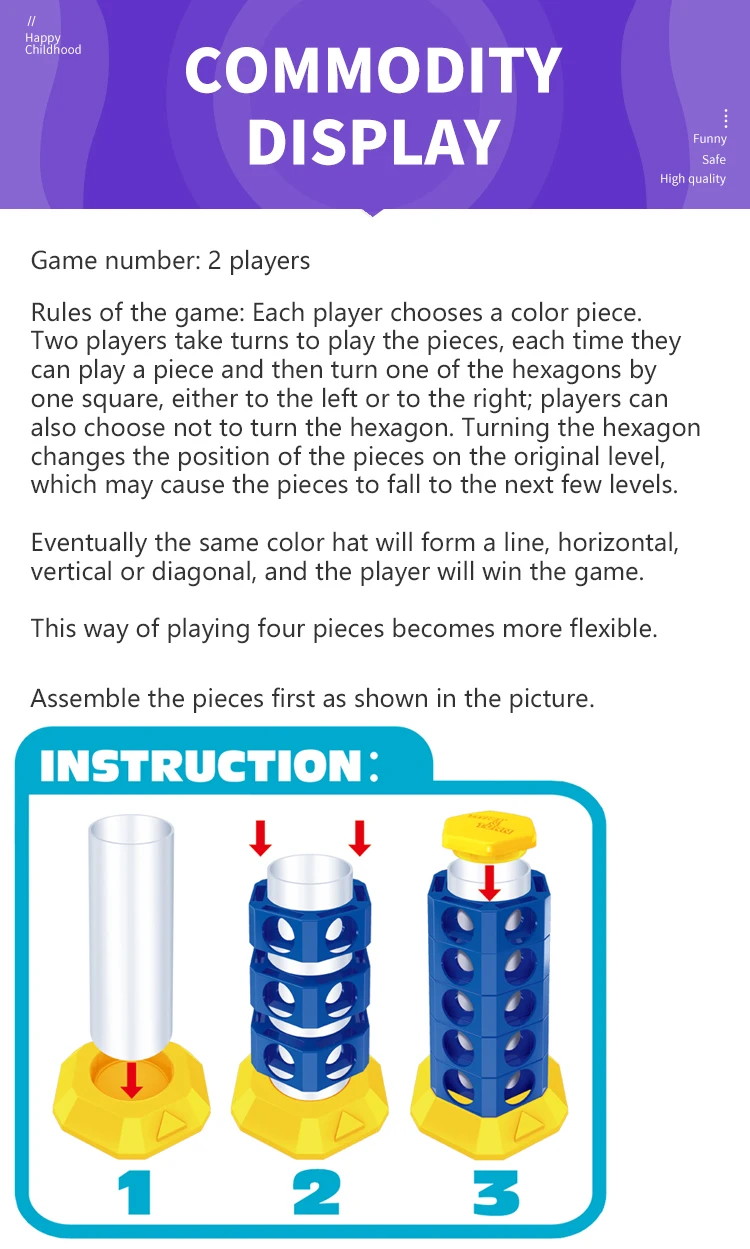 4 in a Row Game - Develop Kids Intelligence with HW TOYS