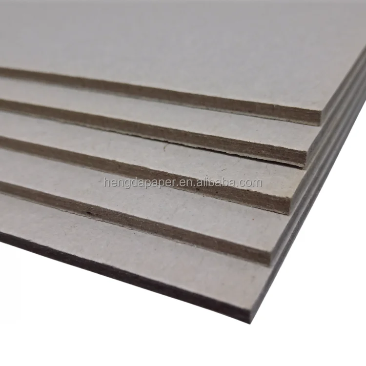 Grey Chip Board Paper - Durable, Moisture Proof & Recycled