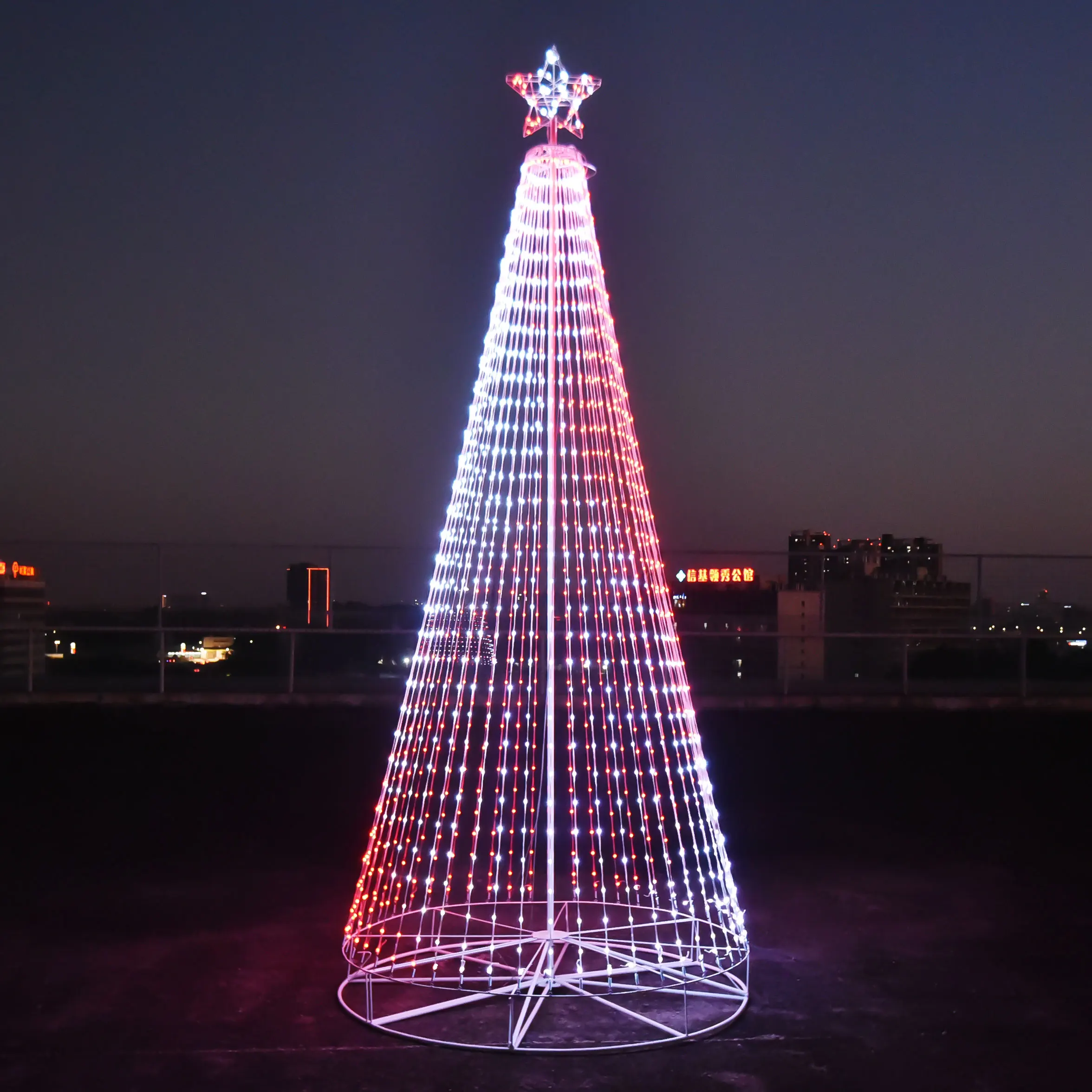 Outdoor Christmas LED Pixel Tree - Smart & Waterproof