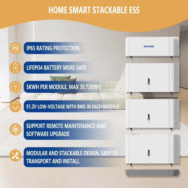 Smart BMS 10kwh 48V 200Ah Lifepo4 Lithium Ion Battery Pack Stackable ...
