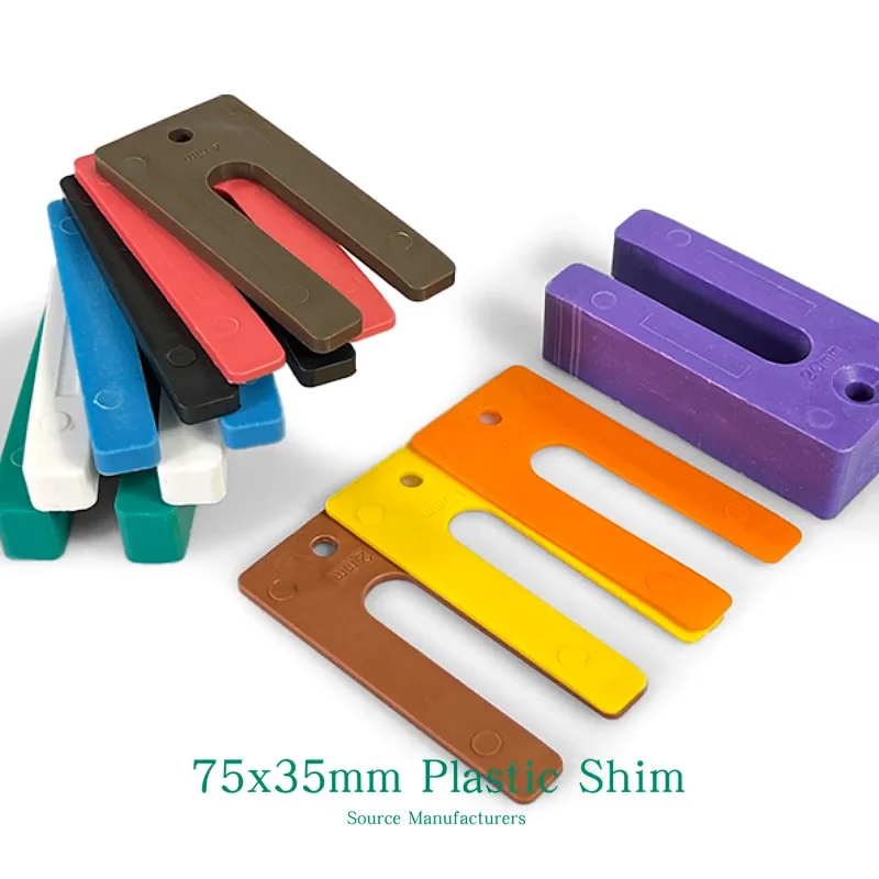 75x35mm Plastic Wedge Shim Factory Wholesale Window Plastic Wedge Glazing Packer Spacers ...