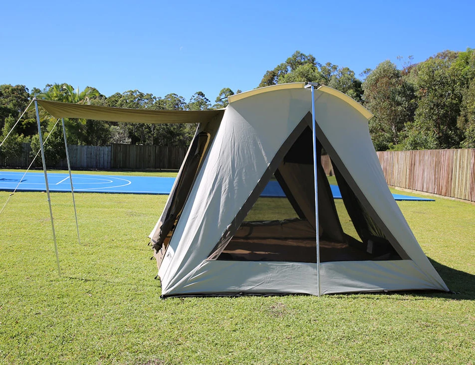 Outdoor Four Season Waterproof Cotton Canvas Camping Flex Bow Spring ...