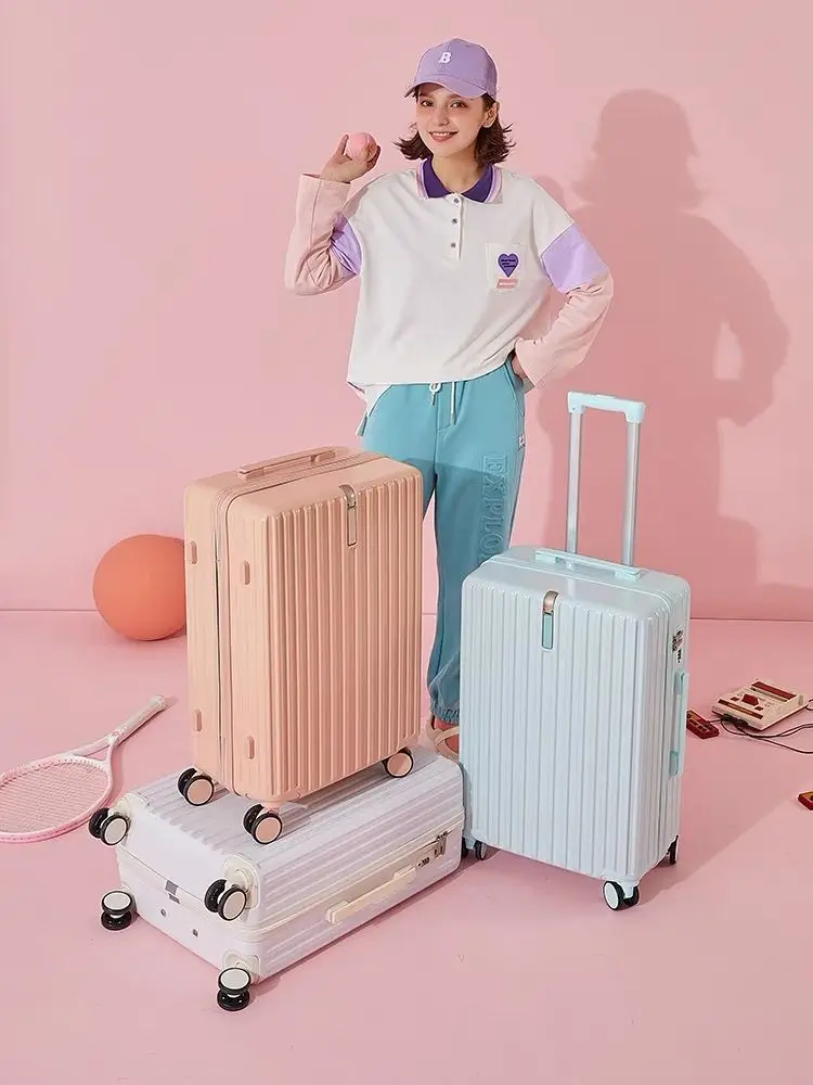 Unisex Luggage Set 20'' Cabin Suitcase With Small Bag Luggage Set Large ...