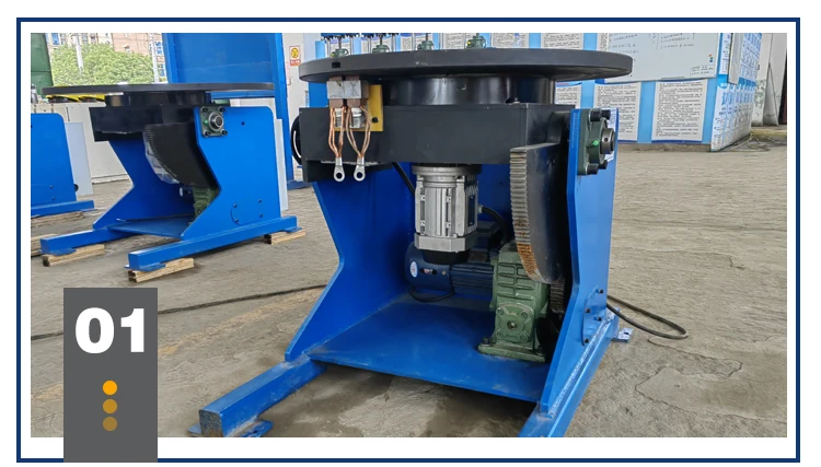 1 Ton Welding Positioner Rotating Welding Table With Chuck - Buy ...