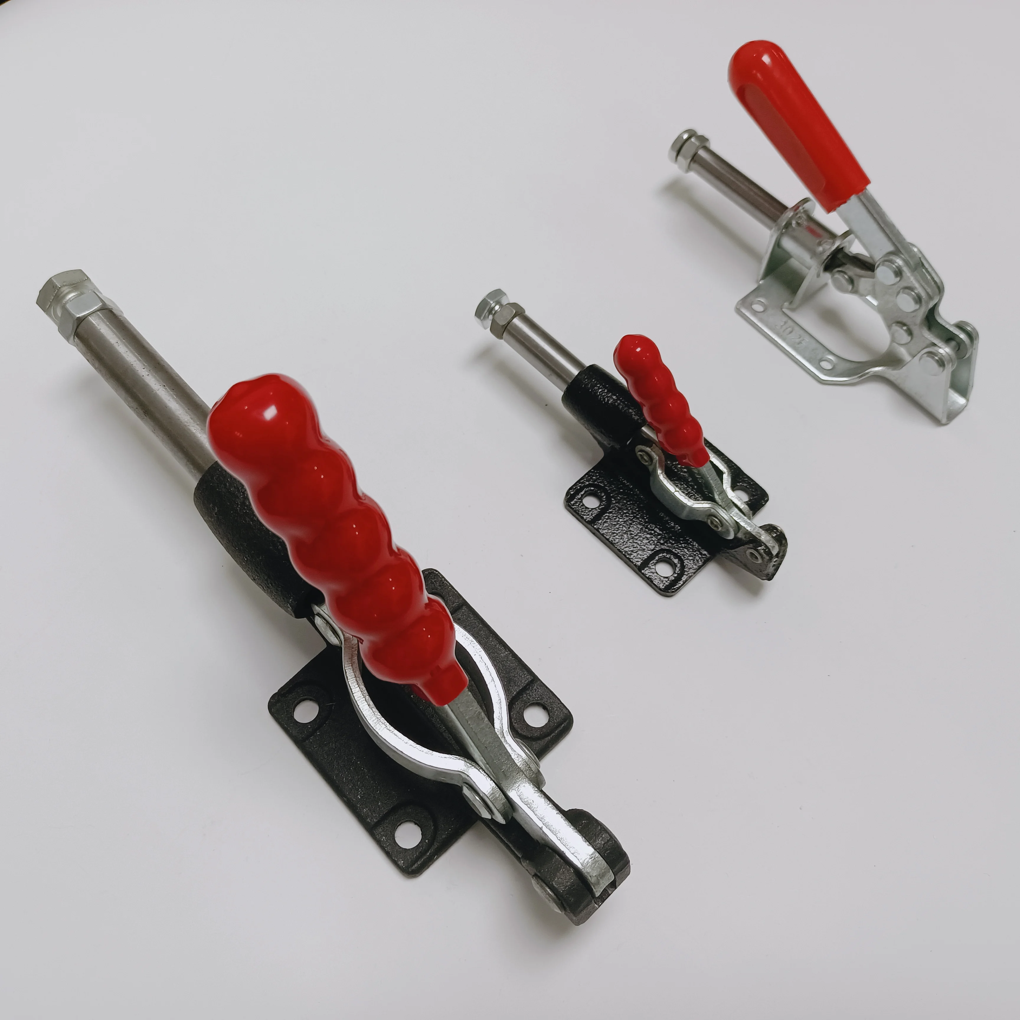 Customized Adjustable Vertical Horizontal Handle Quick Push Pull Clamps ...