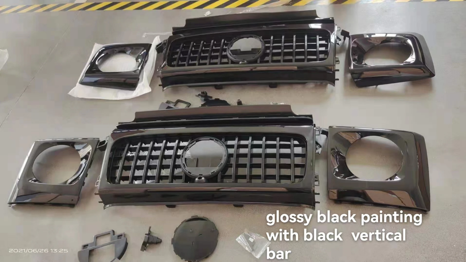 W464 W463a G500 G550 To G63 Front Grille+head Lights Covers For 2020y ...