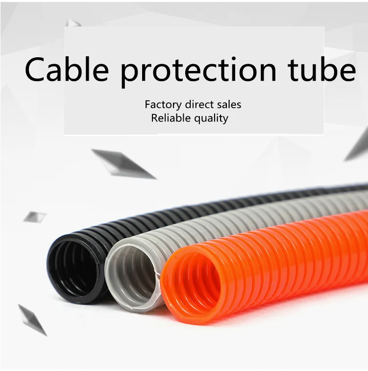Hdpe Cable Management Tubes Cable Organizing Pipe Spiral Wire Wrap Tube ...