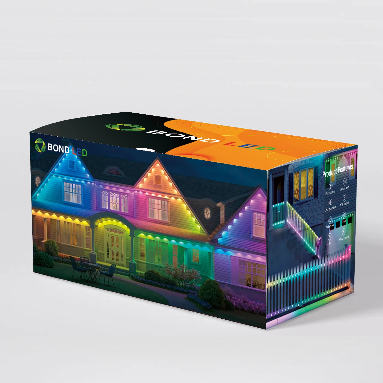 Permanent Outdoor Led Lights 12v 24v 48v Led Christmas Holiday Rgb ...