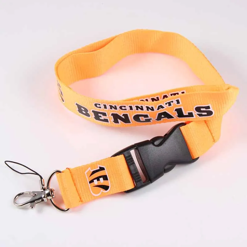 Customized NFL Logo Neck Lanyard Lanyard Football Team Detachable Nylon ...