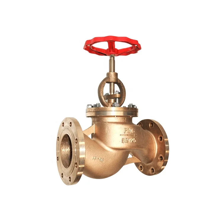 Din Bronze Body Screw Down Straight Non-return Marine Globe Valve Dn25 ...