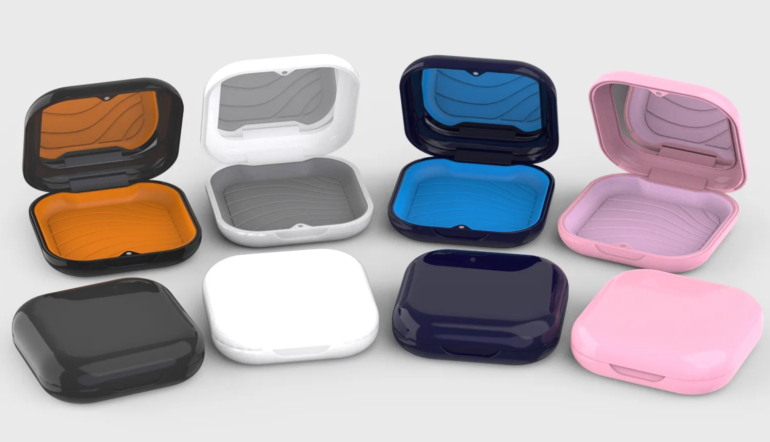 Cute Aligner Retainer Box Custom Logo Dental Denture Box For Retainers ...