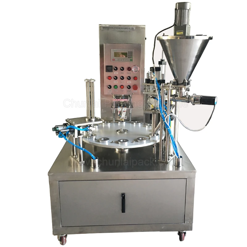 Rotary Type Automatic Ice Cream Cup Filling Sealing Machine for ...