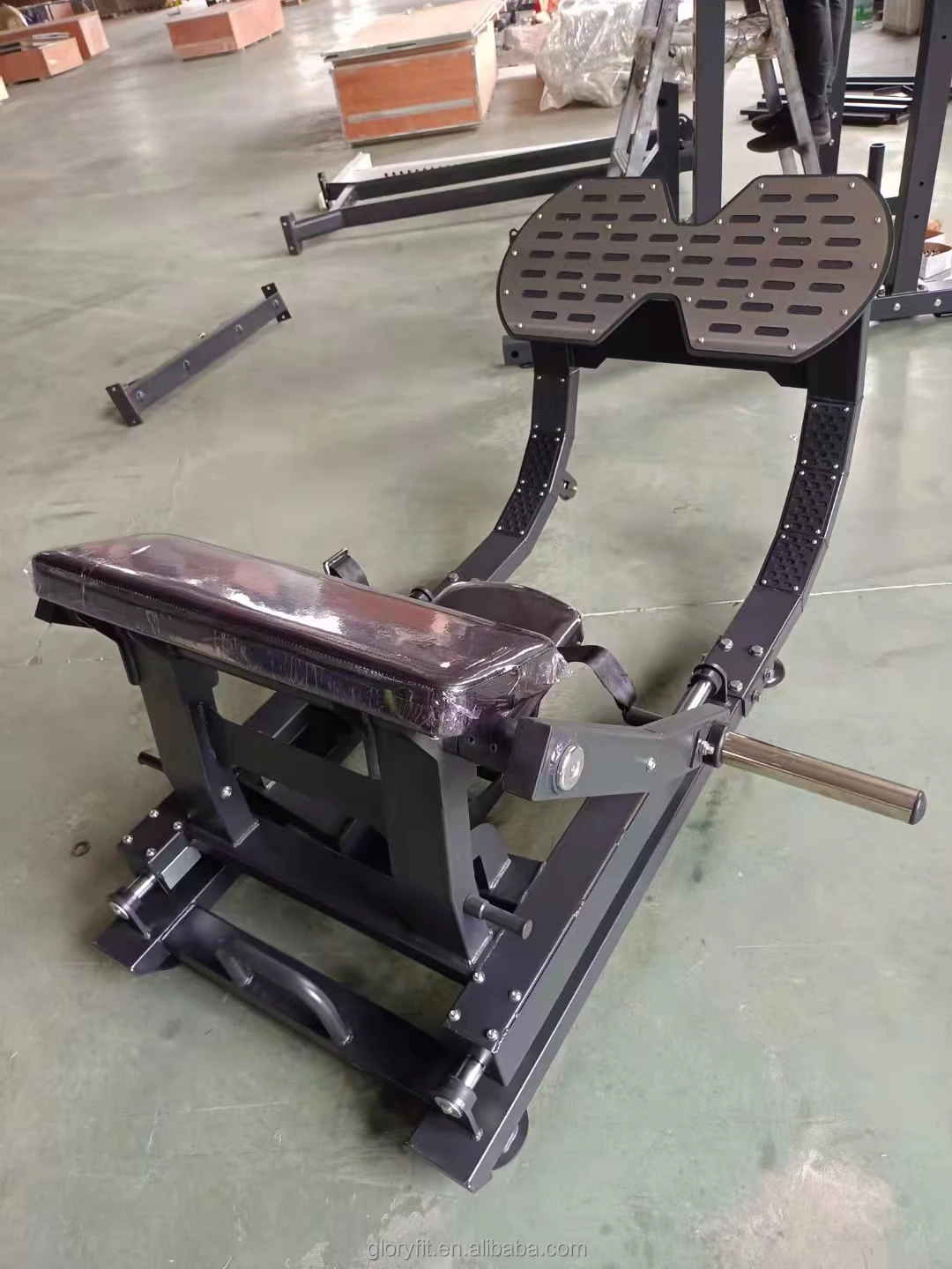 New Design Body Building Machine Gym Exercise Hip Glute Trainer Thrust ...