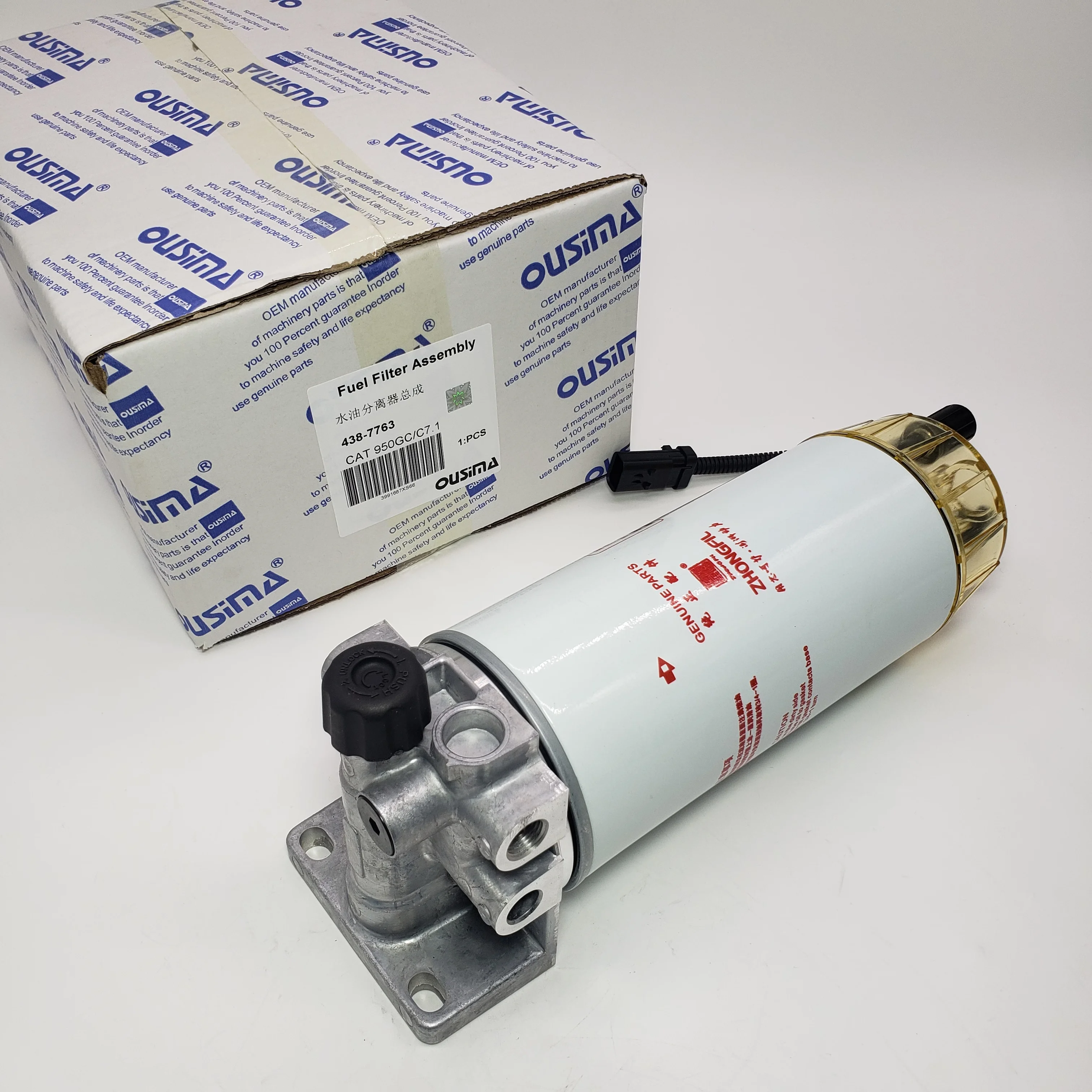 Fuel Filter Assembly Water Separator Electronic Pump 438-7763 For Cat ...