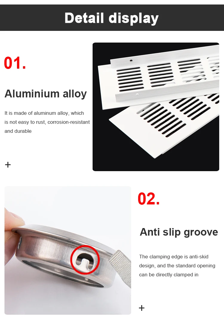Aluminum Window Grill Ventilation Grille for Kitchen
