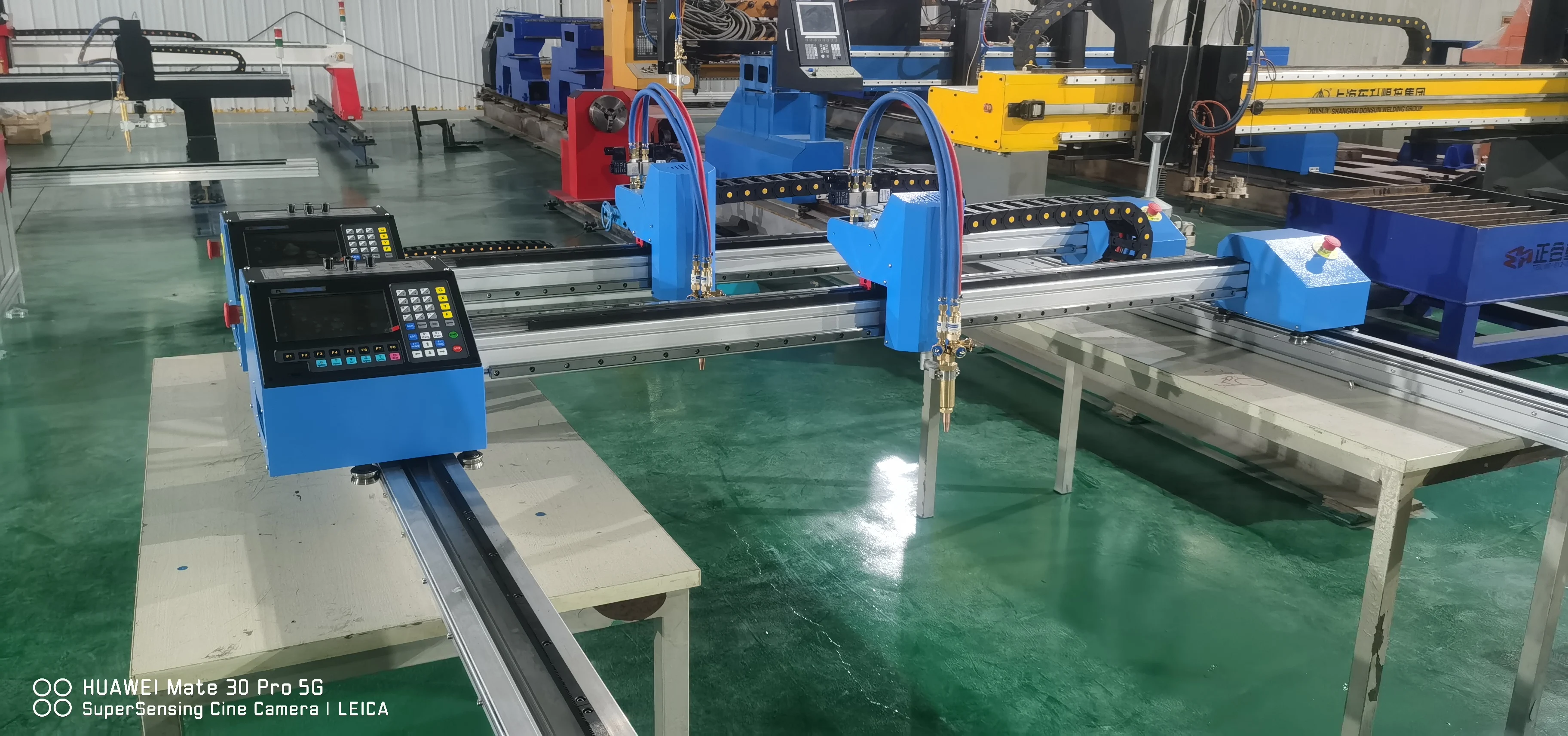 Metal Portable Gantry Cnc Plasma Cutting Machine With Huayuan 120a And ...