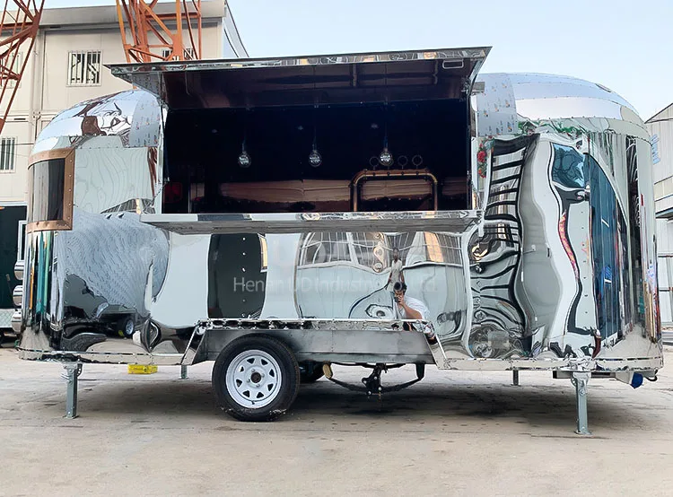 Vintage Teardrop Camper Beer Tap Street Vendor Food Truck