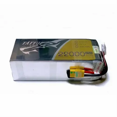 Tattu 22.2v 25c 6s1p 22000mah Lipo Battery For Multirotors Drone ...
