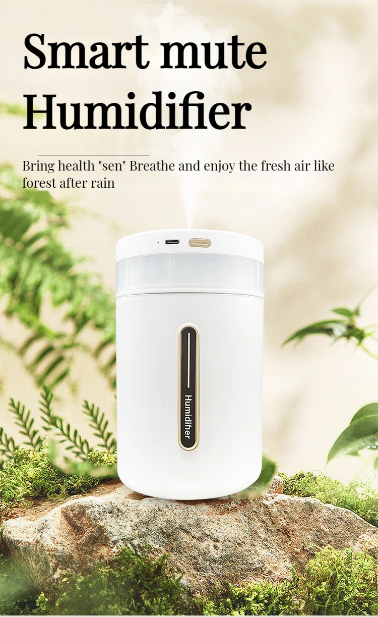 Hot Seller Oem 2024 Humificador Ultrasonic Air Humidifier Led Mini ...