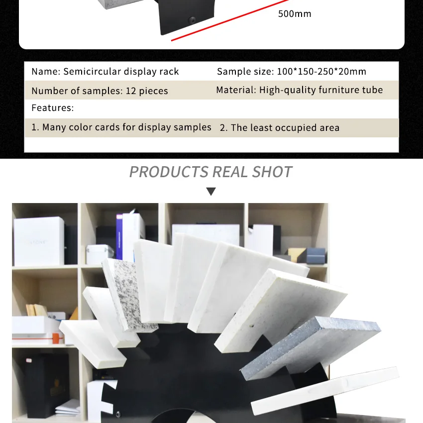 SlabEdgePro Amazonite Granite Countertop Paving Stone Desktop Rack ...