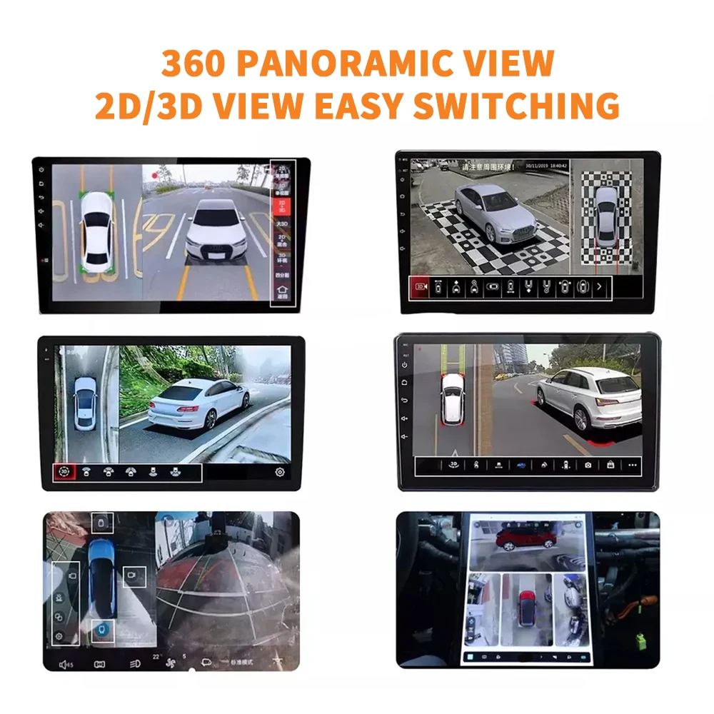 360 Reverse Backup Camera - Android Car Video Dvd 360 Panorama