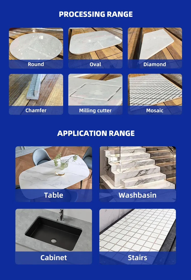 Hongyi CNC 5 Axis+ Router Marble Cutting Machine Quartz Tile Stone ...