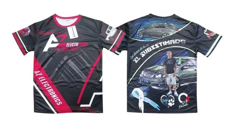 Custom Safety Reflective Sublimation Advertising Tee Shirt Blanks T ...