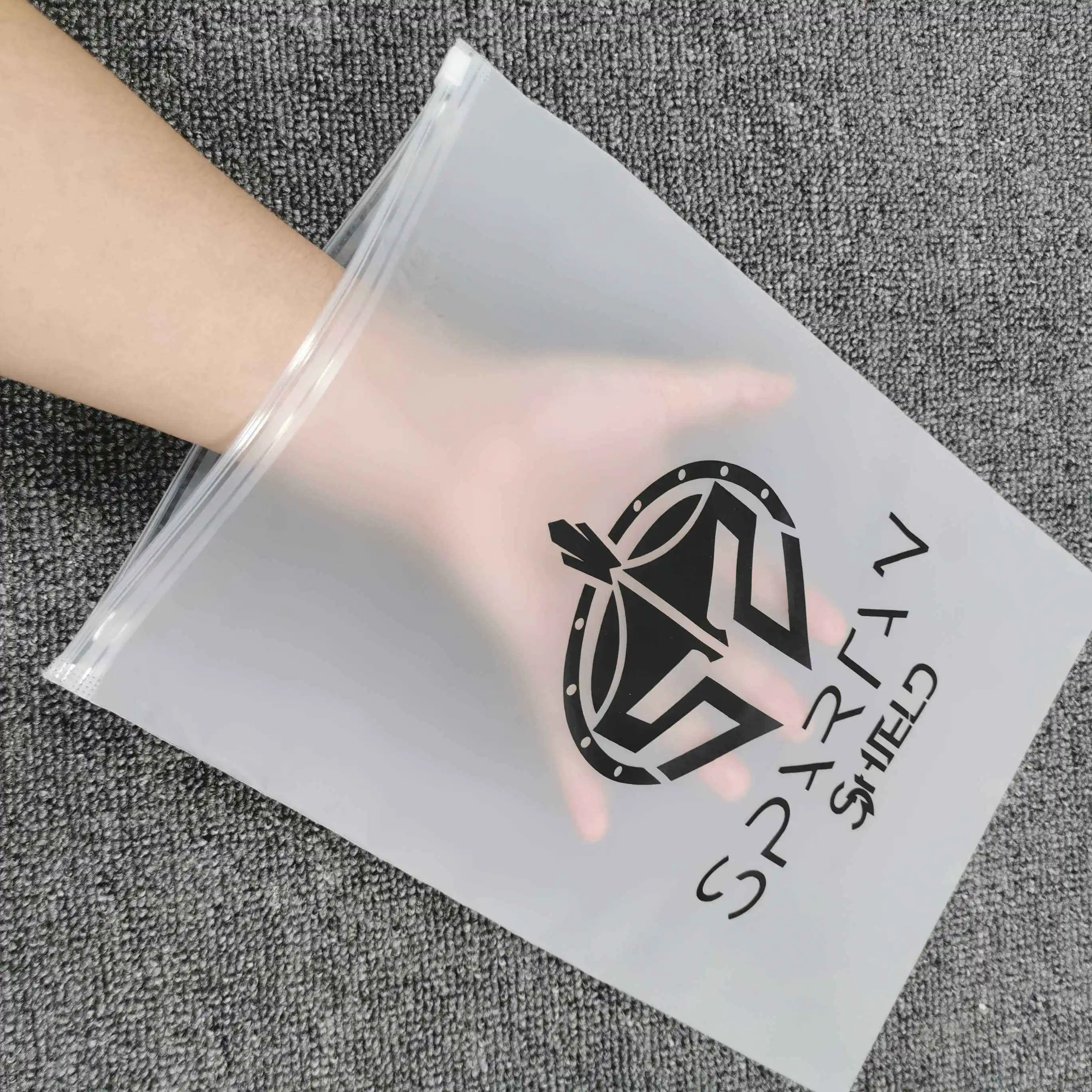 Custom Printed Resealable Clear T-Shirt Packing Bag
