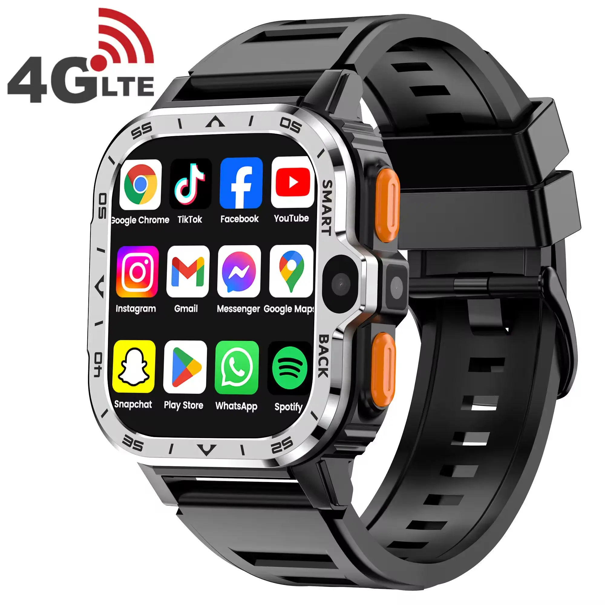 PGD 4G Android Smart Watch Android 8.1 SC9832E quad-core 2.03 inch SIM ...