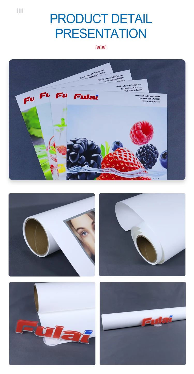 For Advertise Matte Eco-sol Pp Synthetic Paper Sticker Matt Pp Paper ...