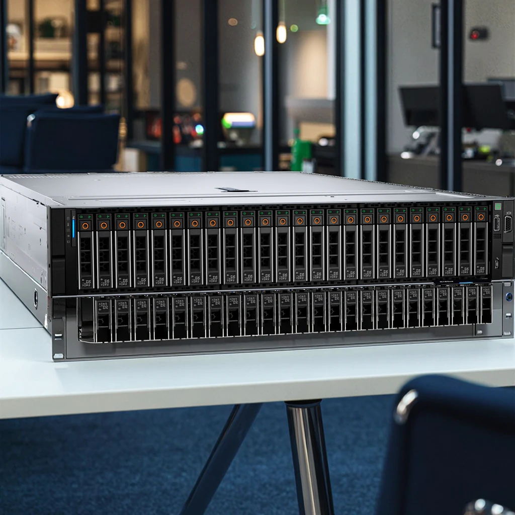 AI GPU Host Remote File Sharing Database Stock 2U Rack Server PowerEdge ...
