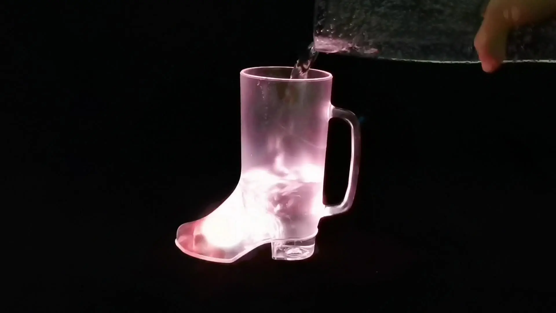 LED Light up 16 oz Plastic Cowboy Boot Drinking Glass Cup for Birthdays ...